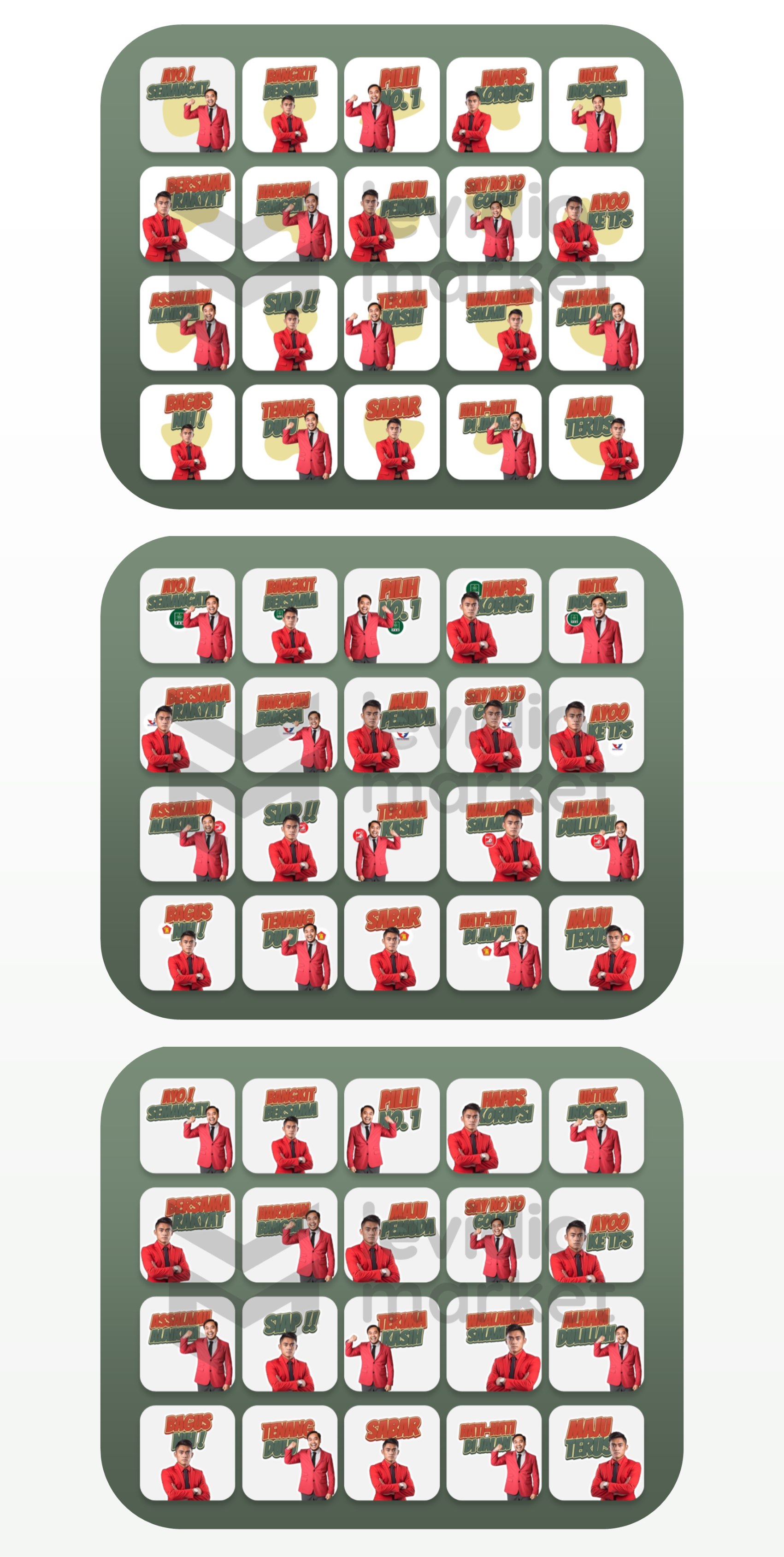 Election Sticker Creations